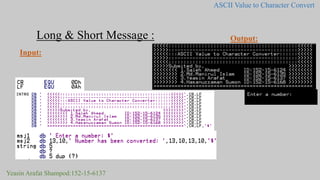 ASCII value to Character Converter