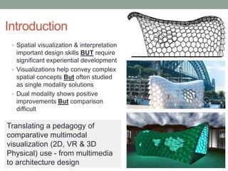 Towards a Pedagogy of Comparative Visualization in 3D Design ...
