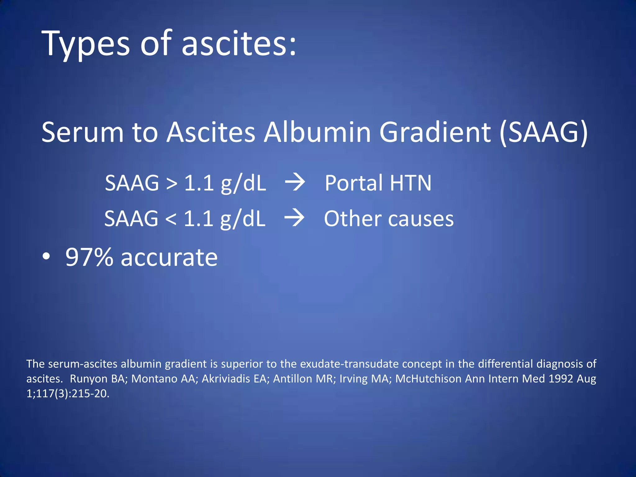 Ascites and SBP | PPTX