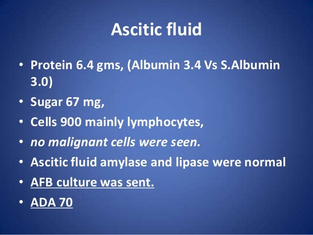 Ascites and SBP