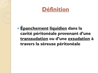 Ascites | PPTX