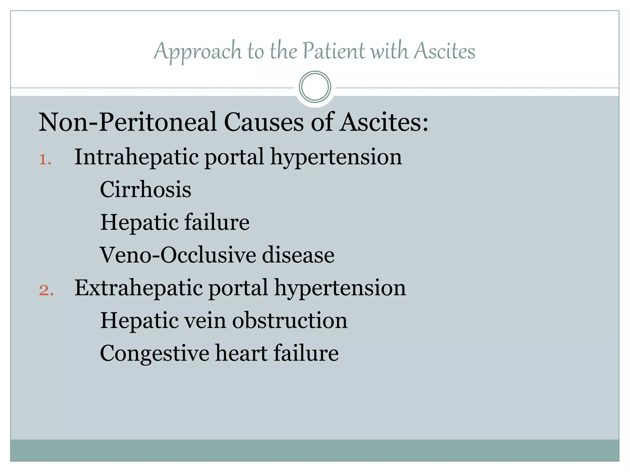 Ascites | PPTX
