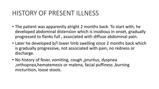 Ascites due to dcld.pptx | Blood Disorders | Diseases and Conditions