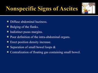 Ascites and Pleural Effusion | PPT