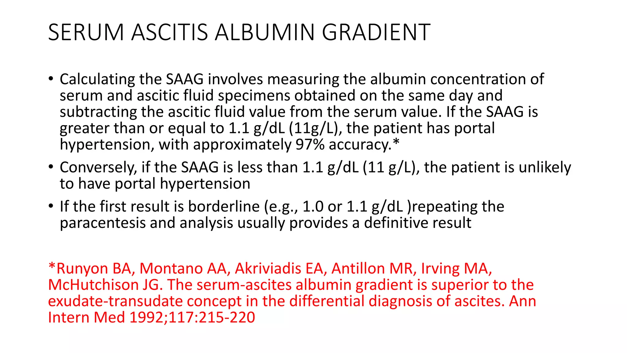 Ascites | PPTX