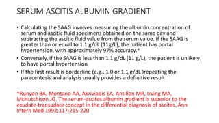 Ascites | PPTX