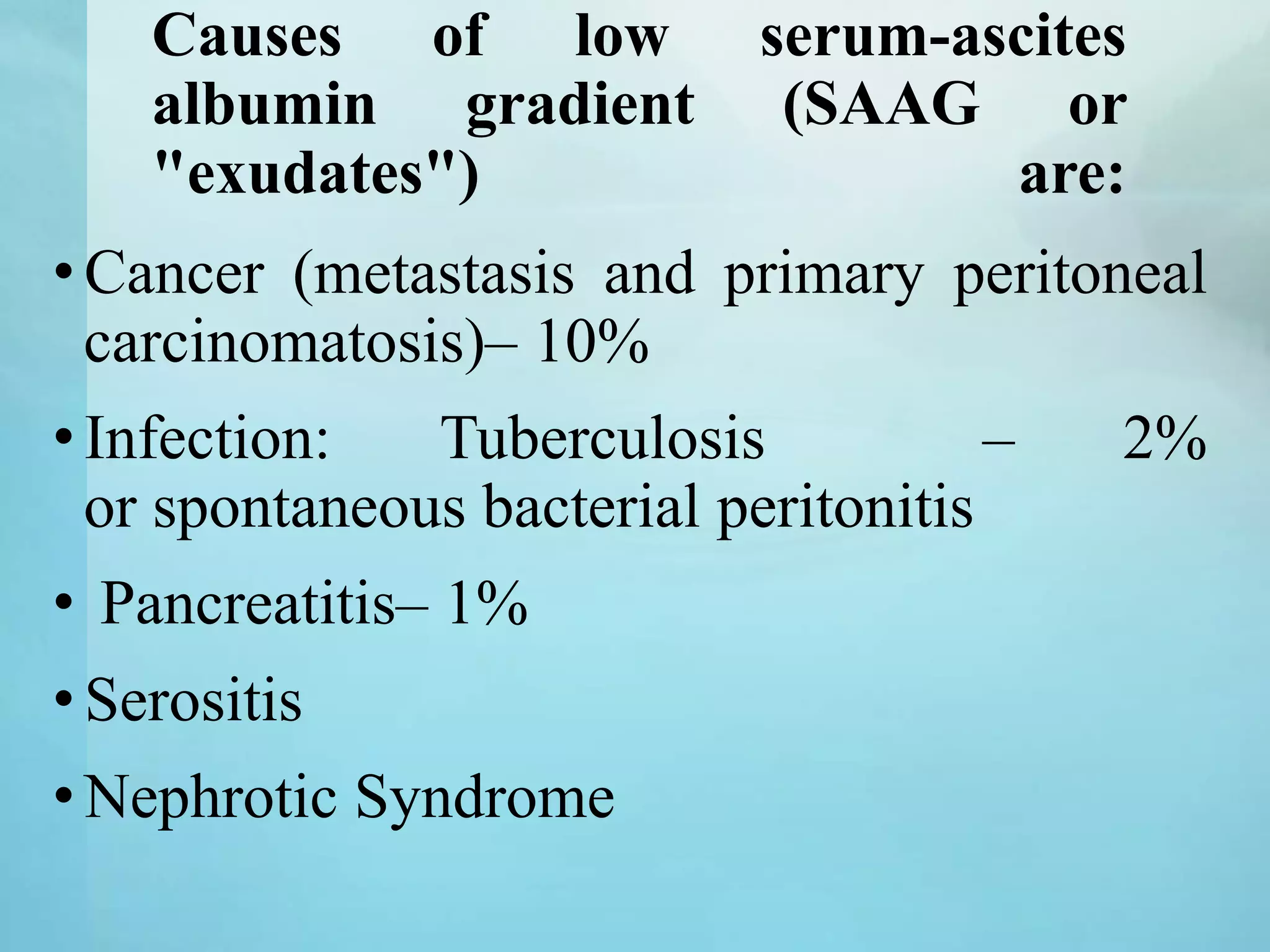 Ascites ppts | PPTX