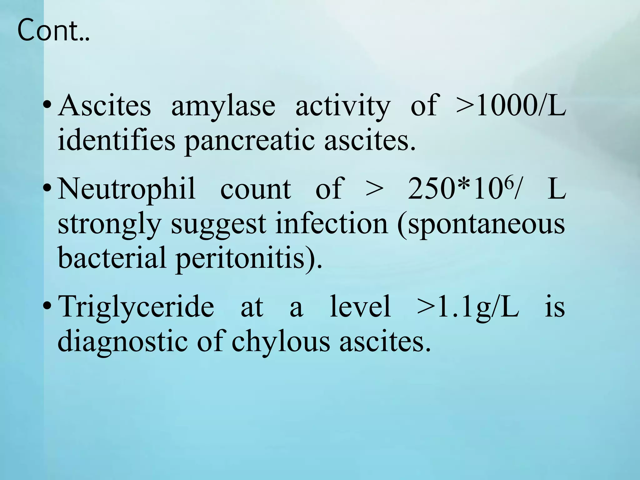 Ascites ppts | PPTX