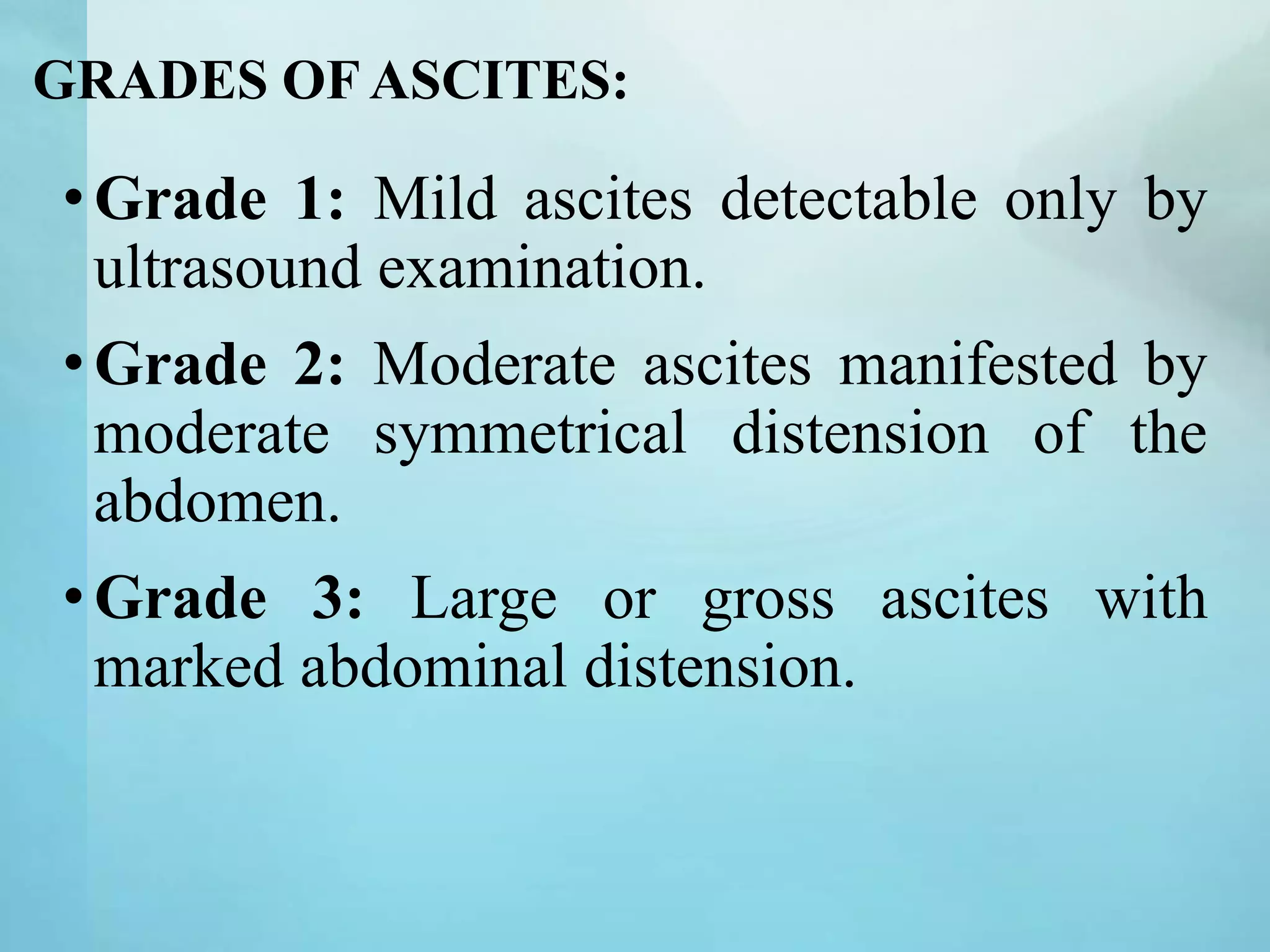 Ascites ppts | PPTX