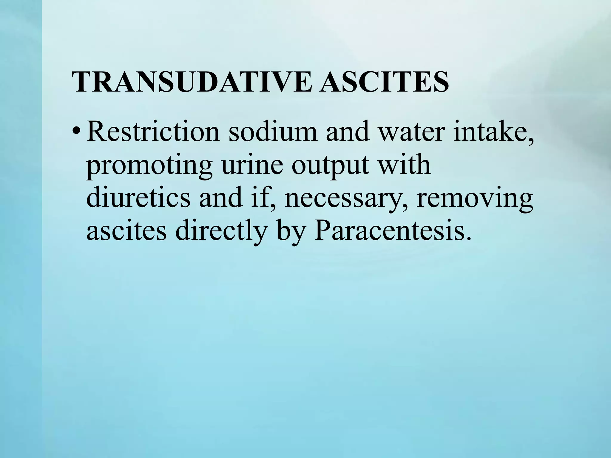 Ascites ppts | PPTX