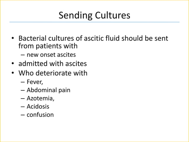 Ascitic fluid analysis | PPSX | Digestive Disorders | Diseases and ...