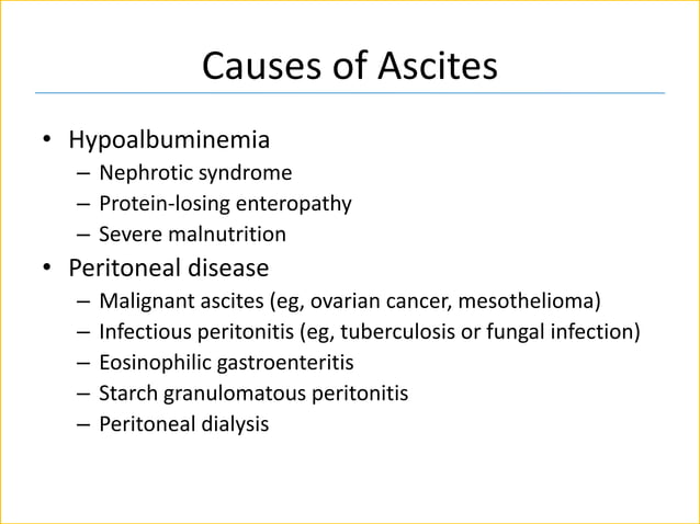 Ascitic fluid analysis | PPSX | Digestive Disorders | Diseases and ...