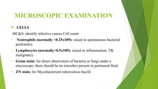 Lecture # 10 ASCITIC FLUID ANALYSIS.pptx