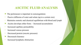 Lecture # 10 ASCITIC FLUID ANALYSIS.pptx