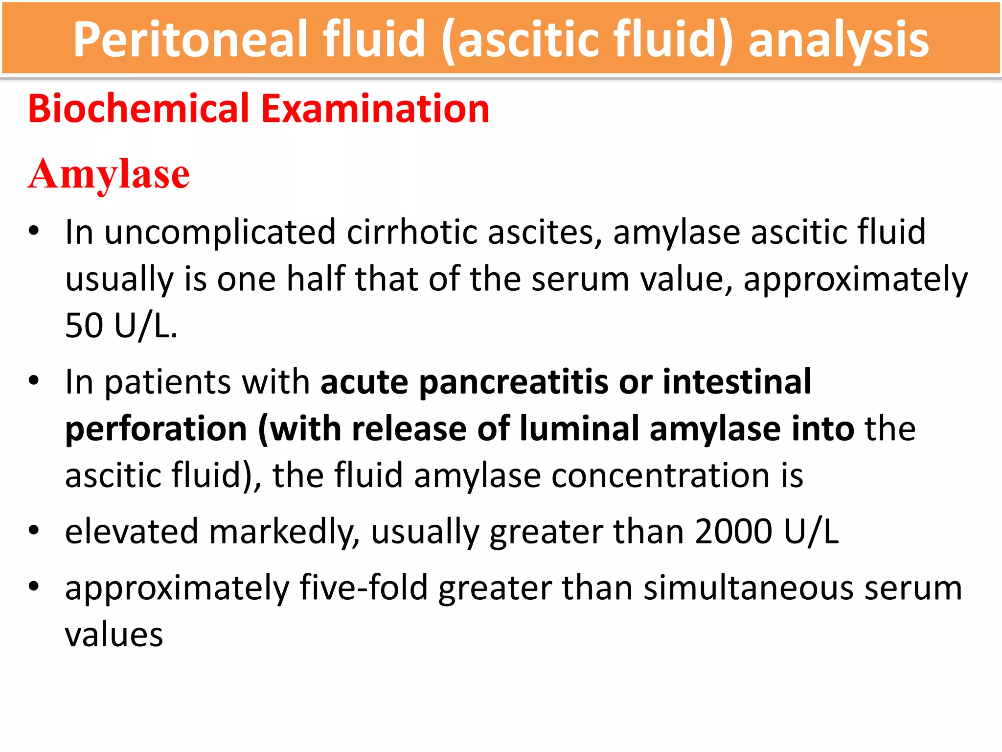 Ascitic fluid examination | PPTX