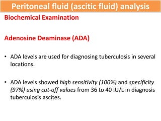 Ascitic fluid examination | PPTX