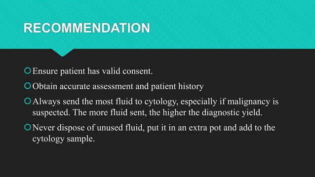 Ascitic tap procedure | PPTX | Digestive Disorders | Diseases and ...