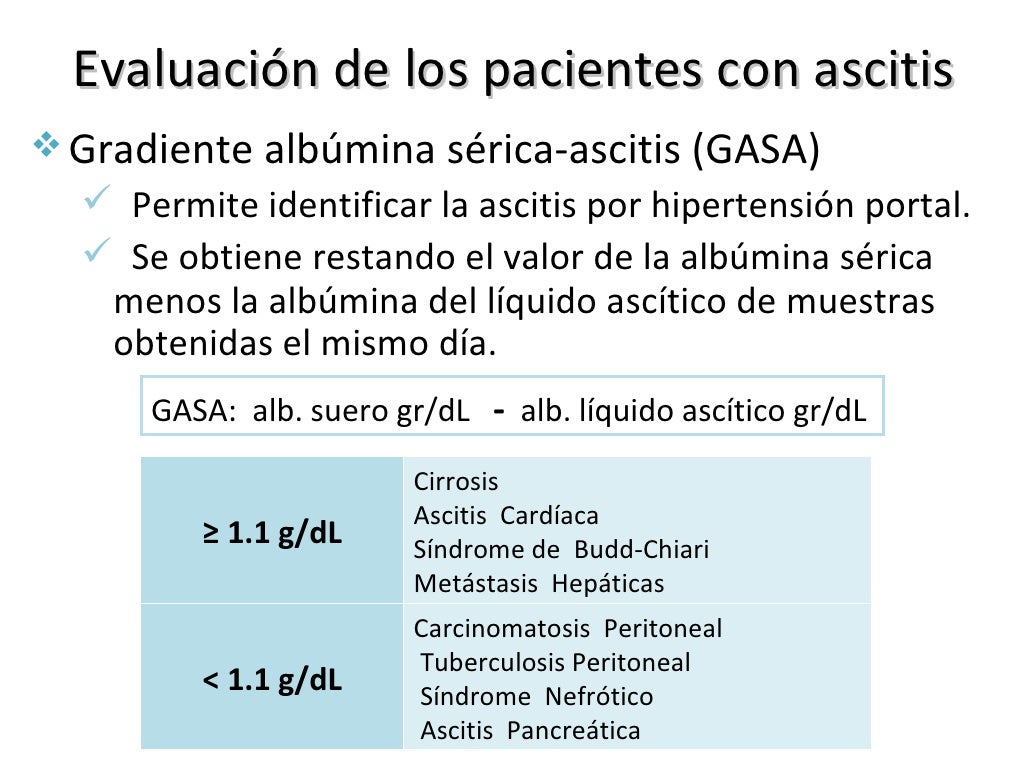 Ascitis - Medicina Interna II