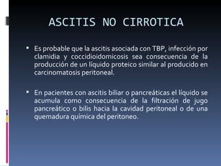 Ascitis y paracentesis | PPT