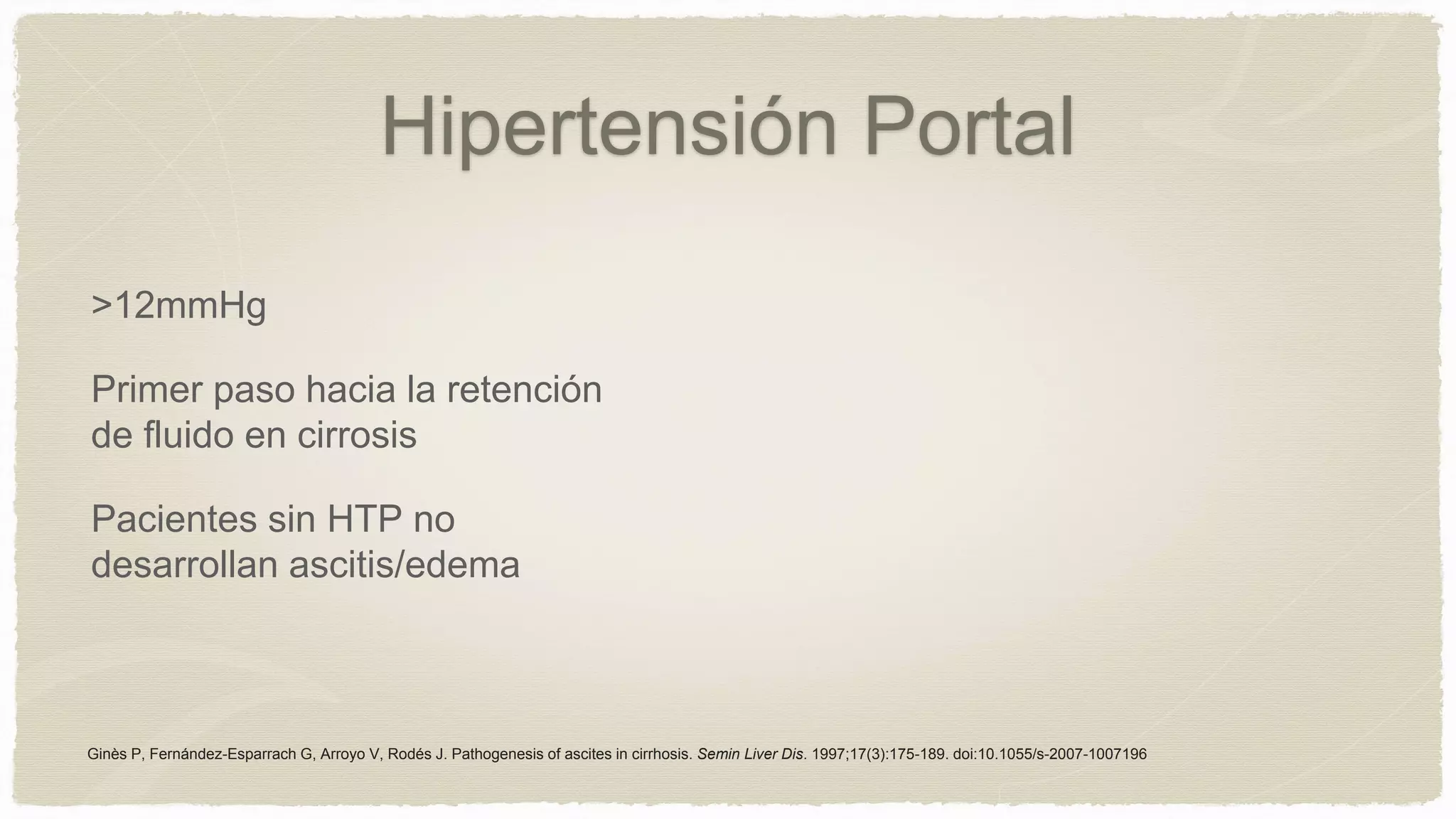 Ascitis y pbe en cirrosis hepática | PPTX