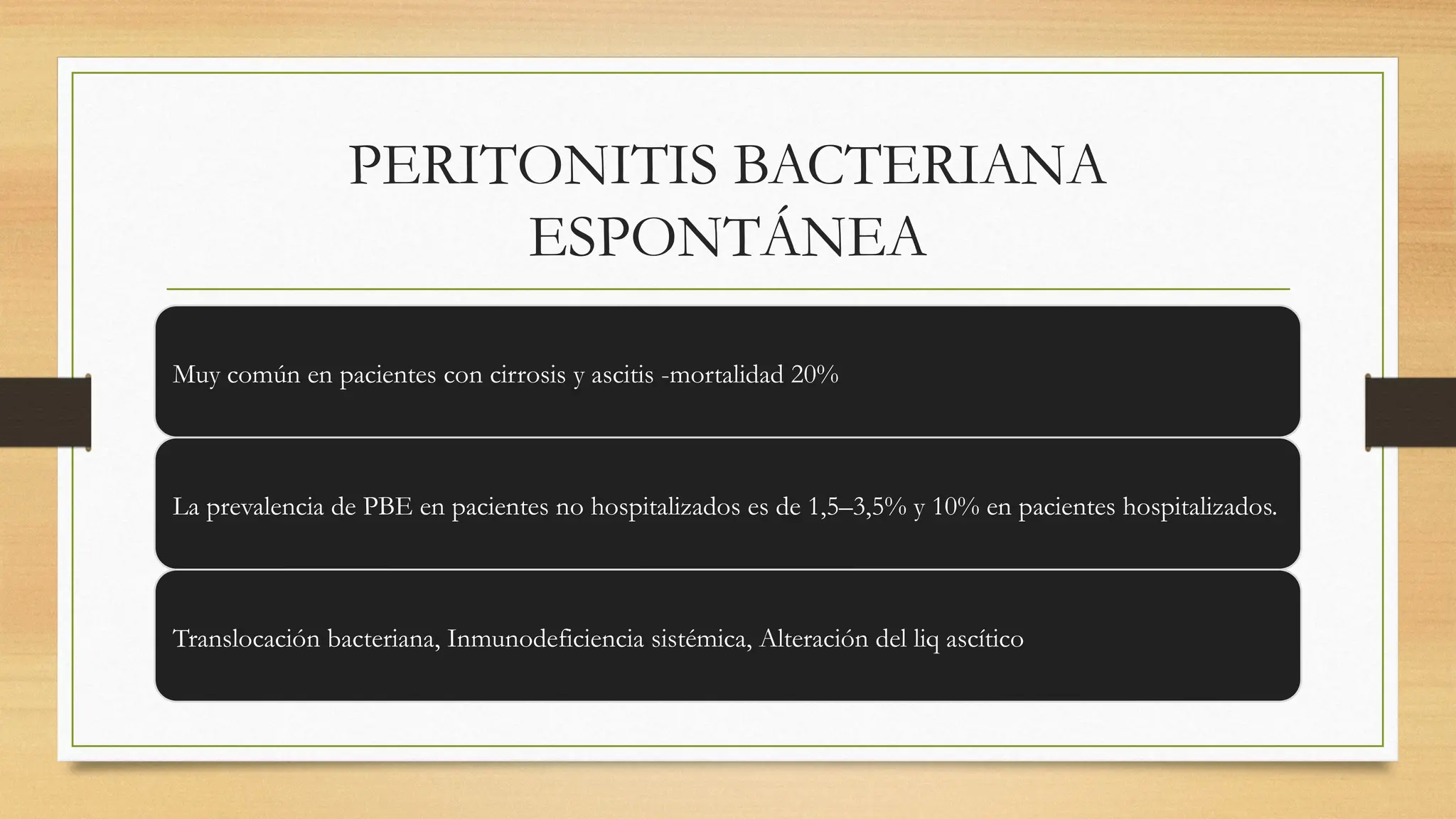 ascitis y PBE complicaciones de la cirrosis hepática | PPT