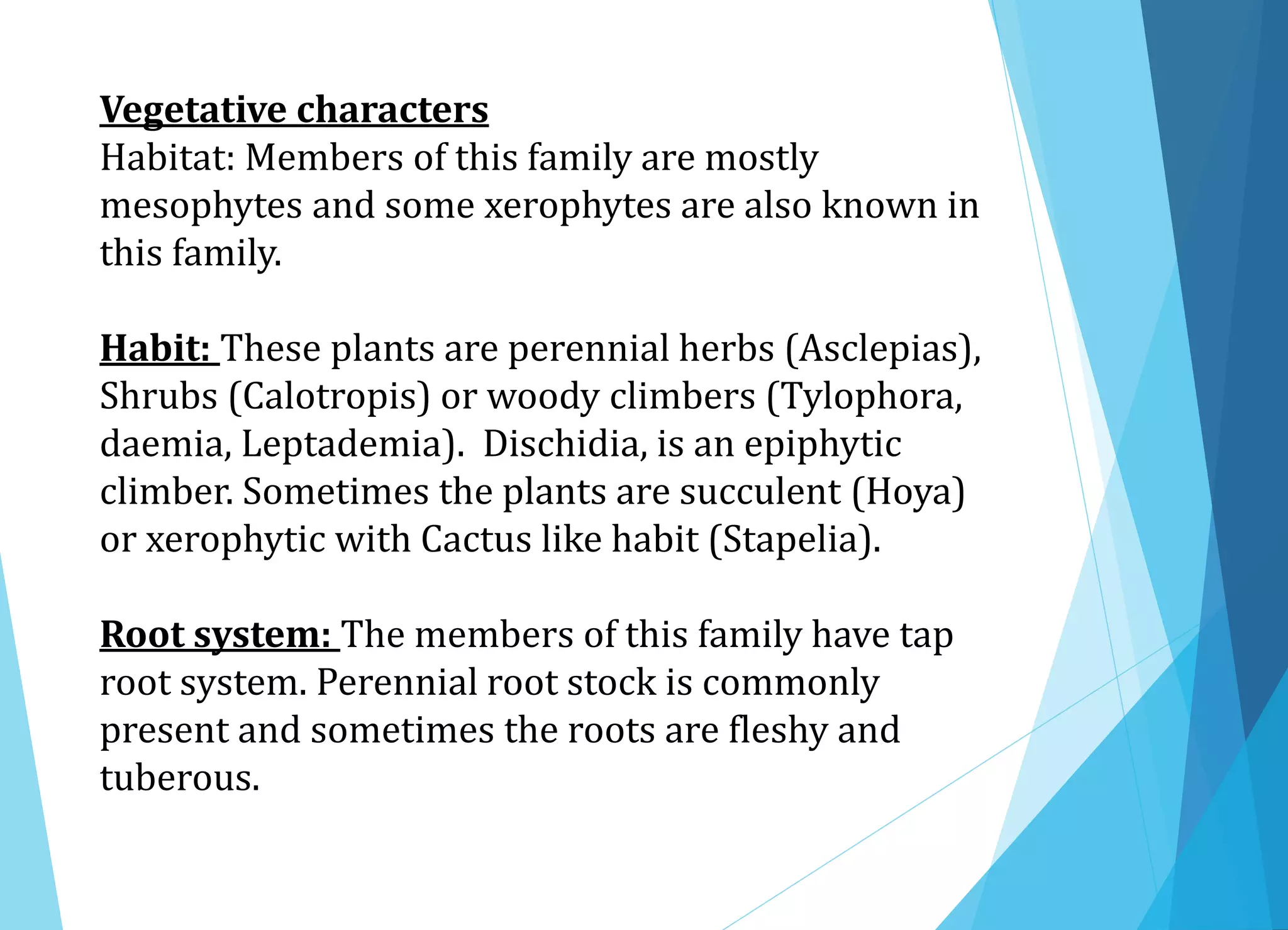 Asclepiadaceae | PPTX