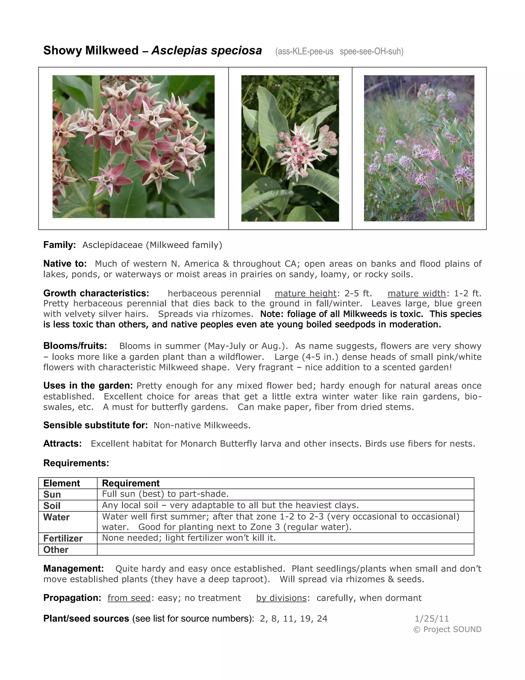 Asclepias speciosa | PDF