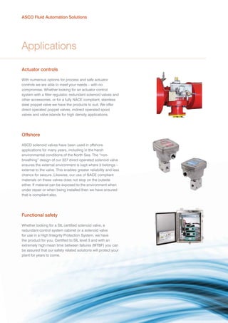 ASCO - Solenoid Valves - Oil & Gas Industry Brochure | PDF
