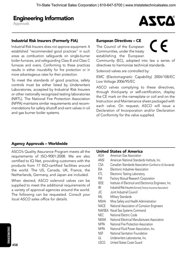ASCO Solenoid Valve Engineering Reference Guide | PDF | Science