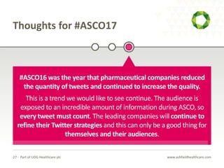 ASCO 2016 Twitter Analysis | PPTX