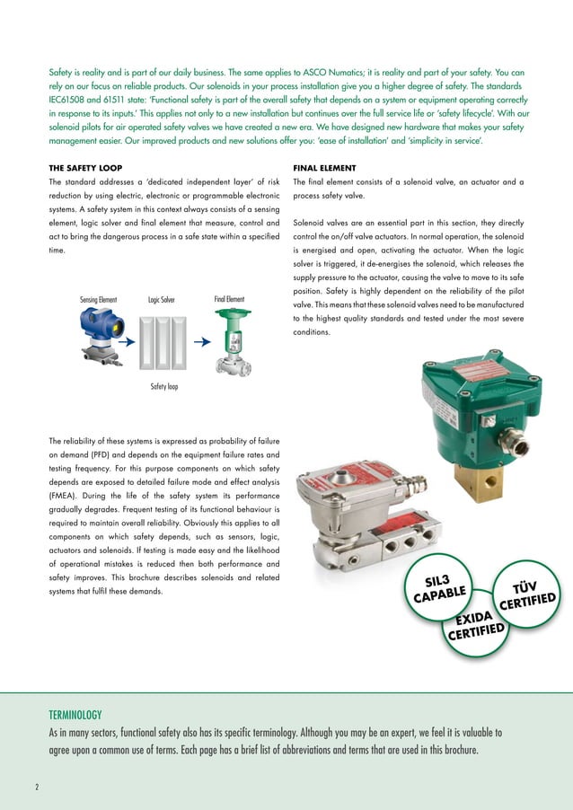 Asco Hazardous Area Solenoid Valves - Sil 3 Functional-Safety | PDF
