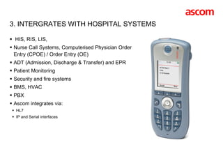 Ascom I62 Hospital Segment Presentation | PPT