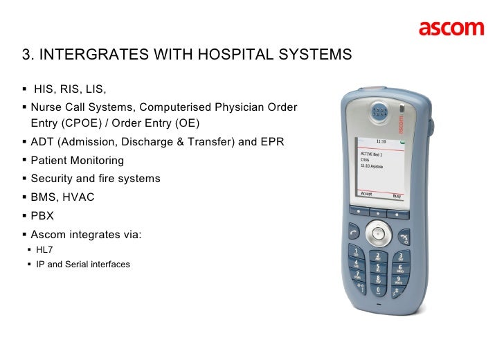 Ascom I62 Hospital Segment Presentation