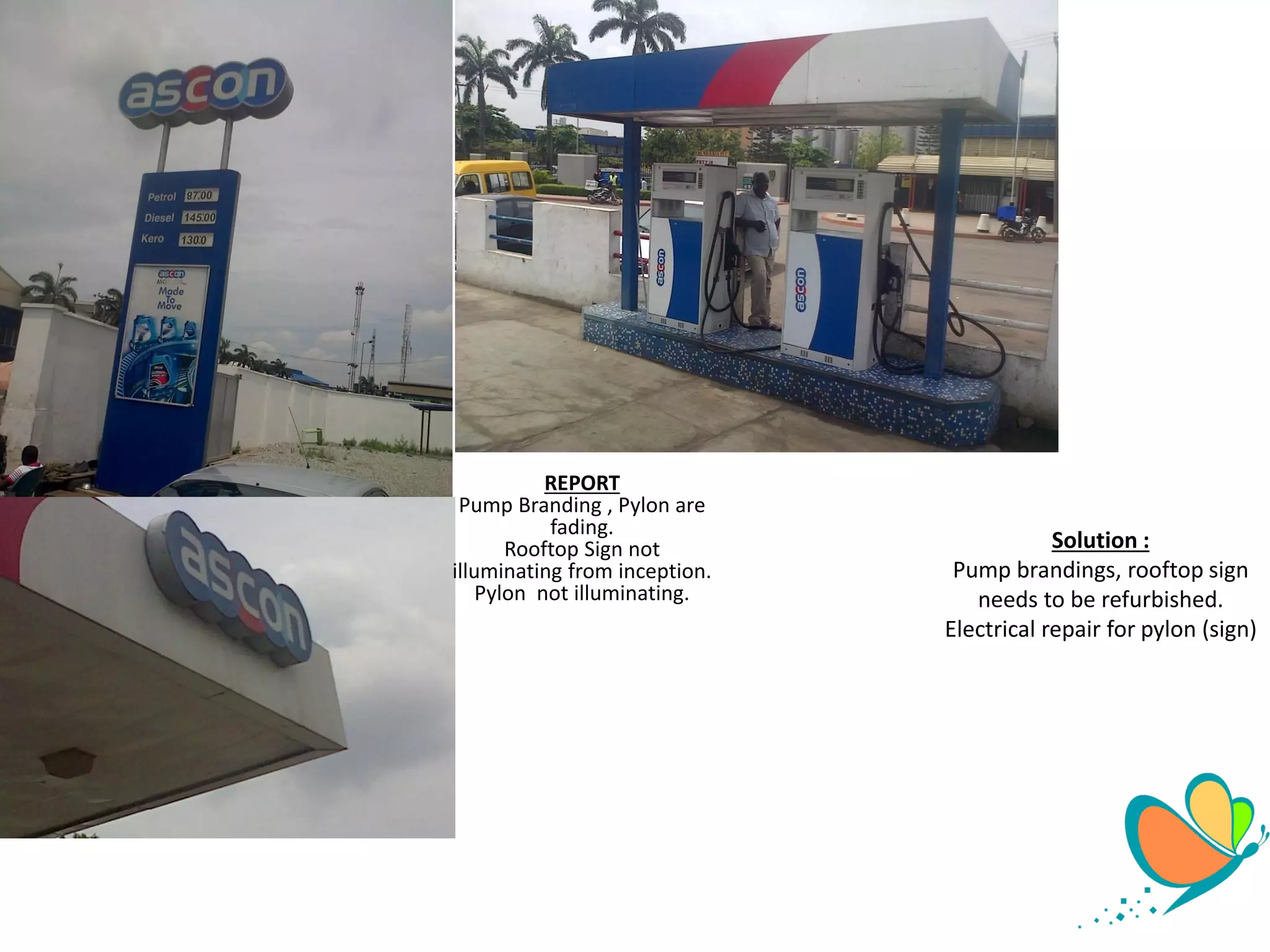 Ascon Signage Maintenance Review Report | PPT