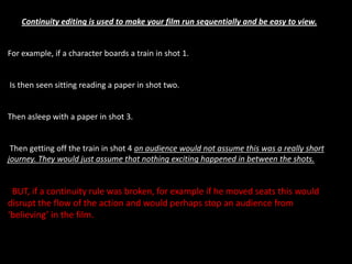 As continuity editing | PPTX