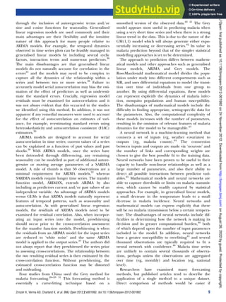 A Scoping Review Of Malaria Forecasting Past Work And Future Directions ...
