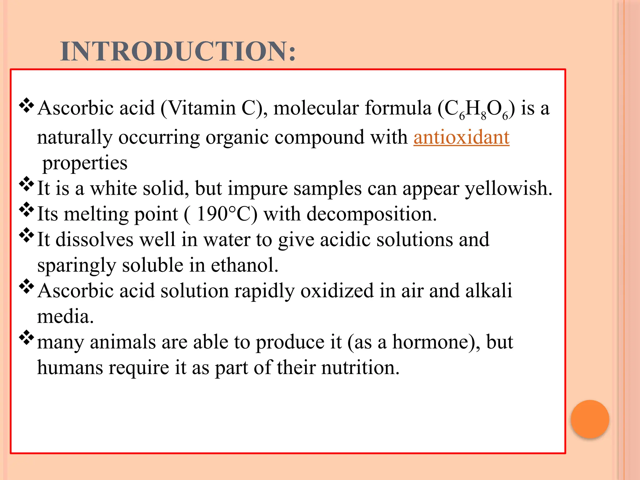 Ascorbic Acid.pptx n | PPTX