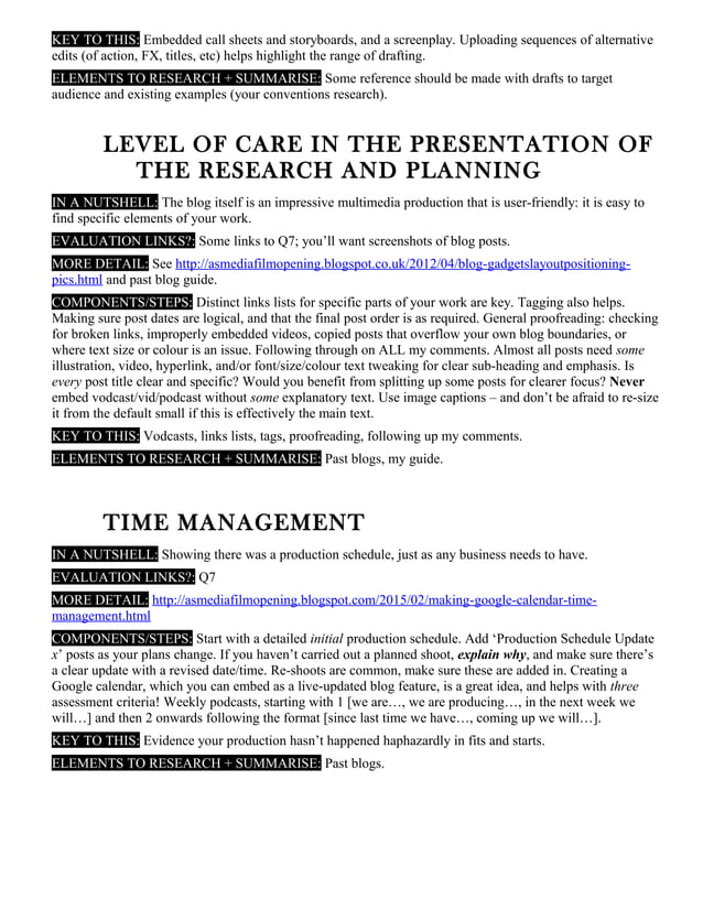 As coursework assessment criteria a plain english guide | DOC