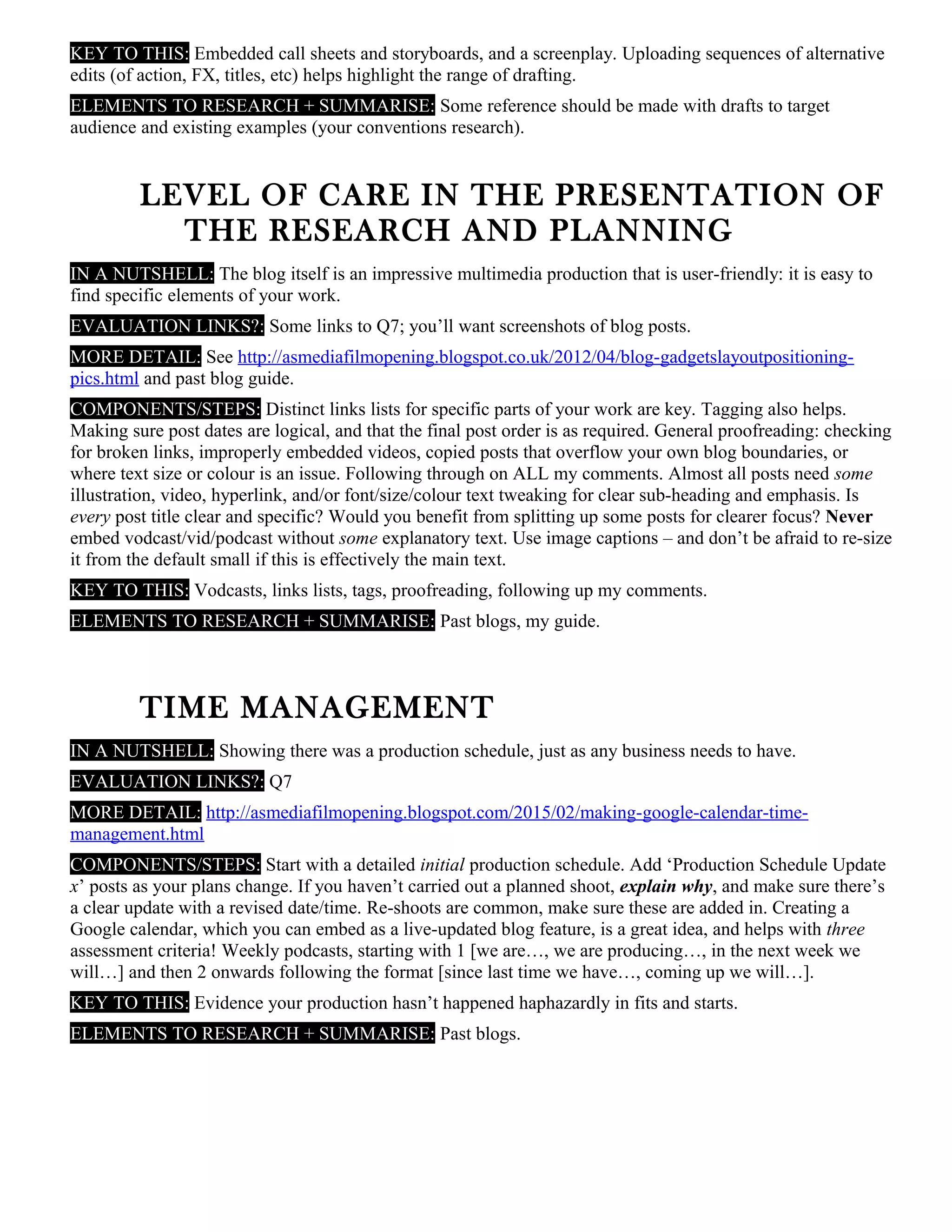 As coursework assessment criteria a plain english guide | DOC