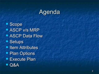 Ascp 101 - sandeep gandhi | PPS