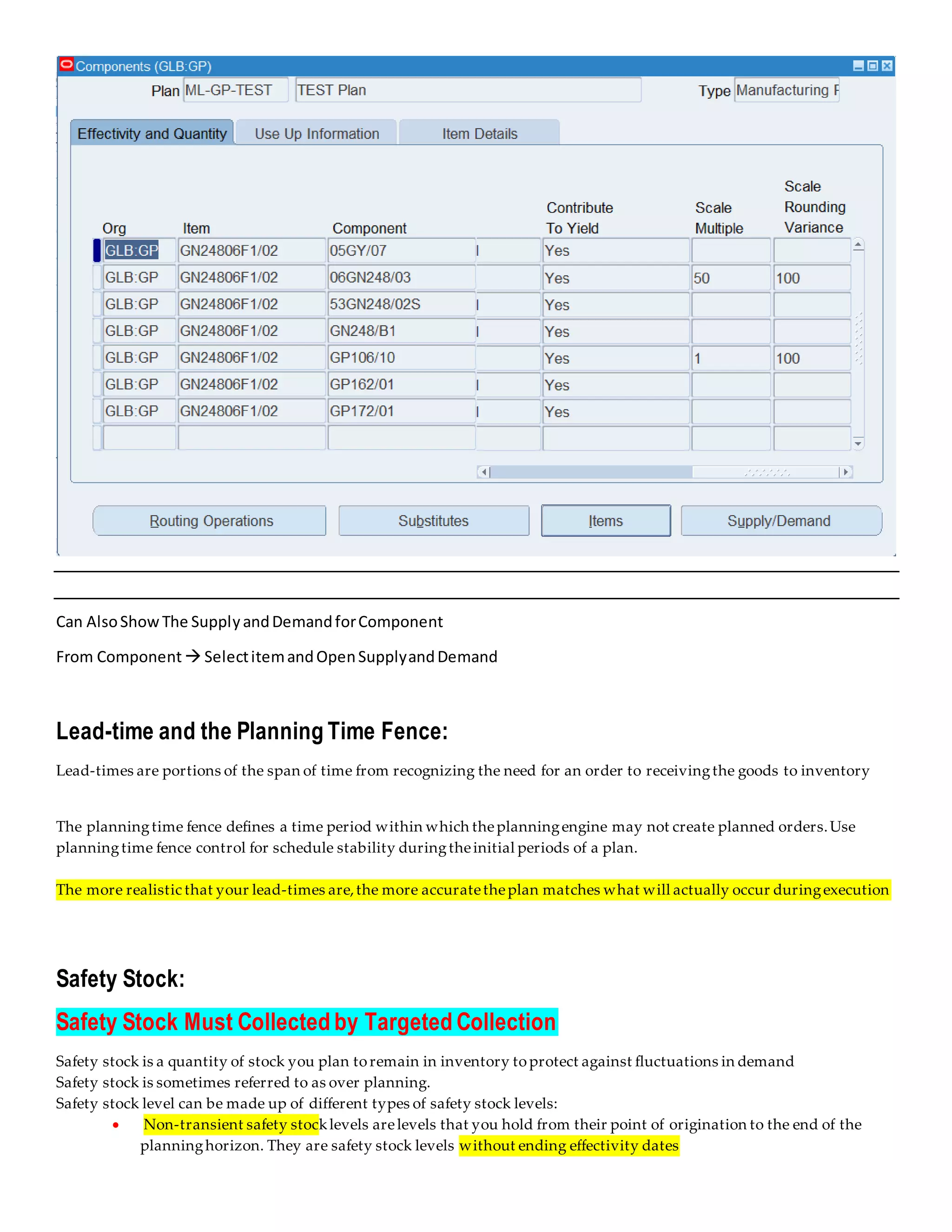 Oracle Advanced Supply chain Planning Setup | DOCX | Logistics | Business