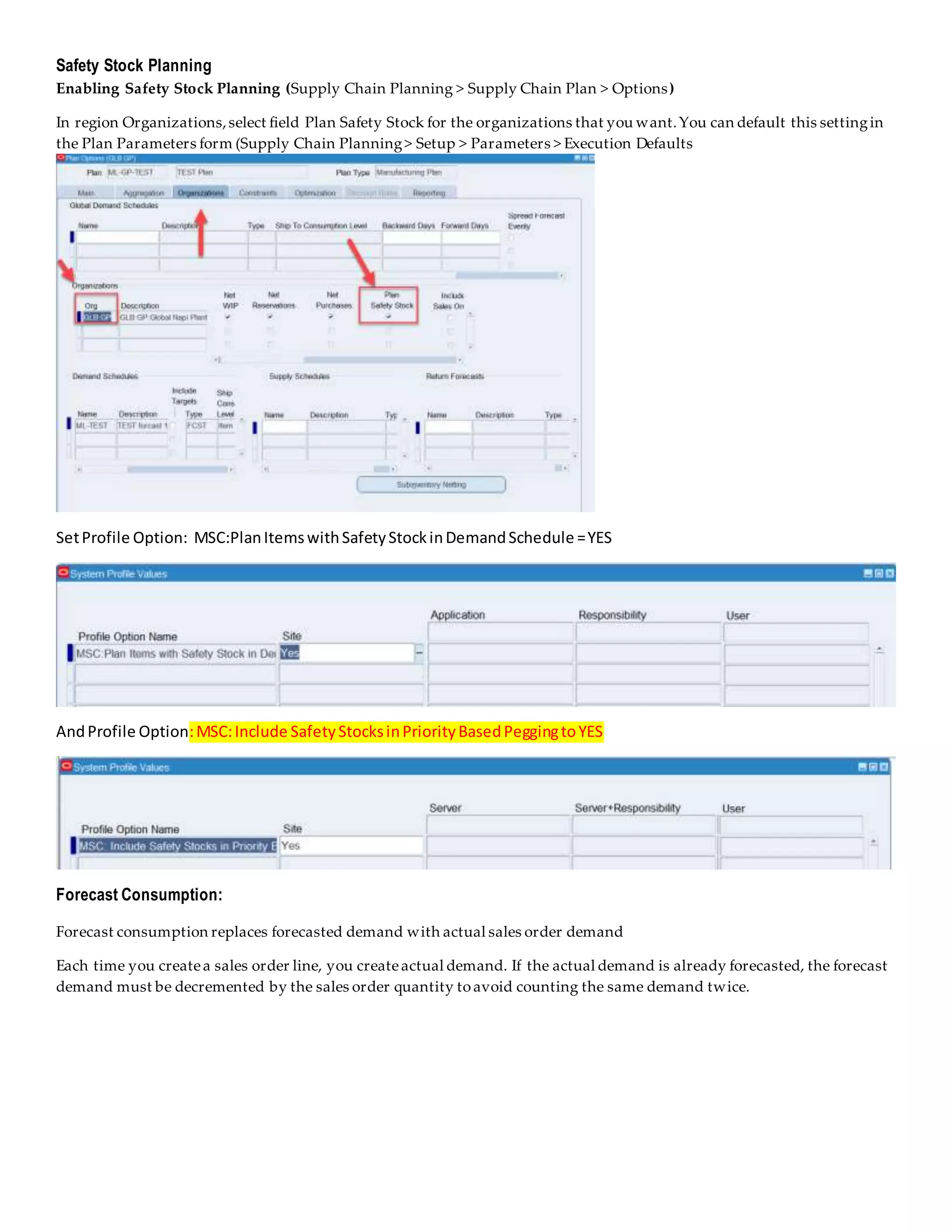 Oracle Advanced Supply chain Planning Setup | DOCX | Logistics | Business