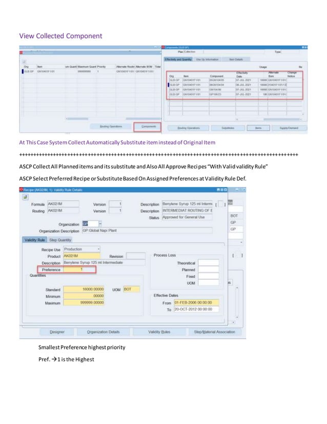Oracle Advanced Supply chain Planning Setup | DOCX | Logistics | Business