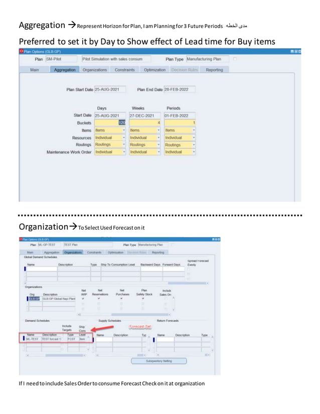Oracle Advanced Supply chain Planning Setup | DOCX | Logistics | Business