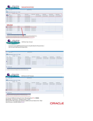 Oracle Advanced Supply chain Planning Setup | DOCX