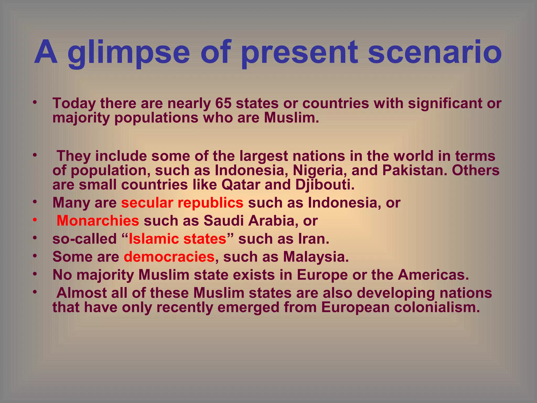 Pre Islamic Arabs and Muslims | PPS