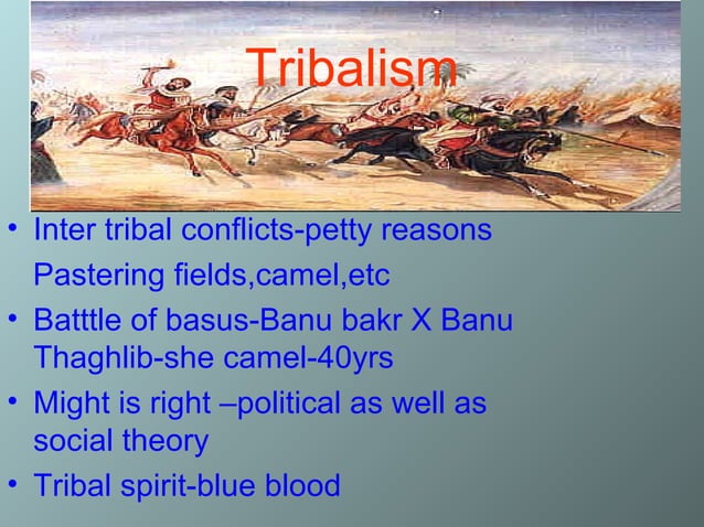 Pre Islamic Arabs and Muslims | PPS