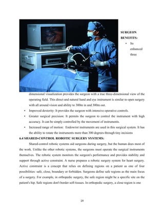 Robotic Surgery Project Report | DOC