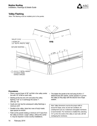 ASC Skyline Roofing Installation Manual | PDF