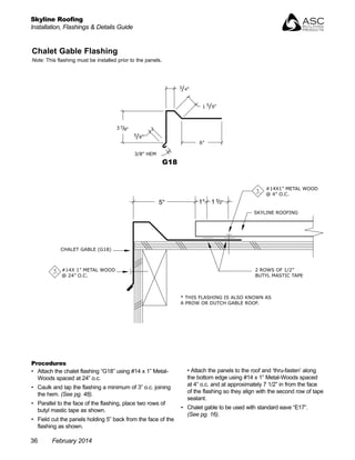 ASC Skyline Roofing Installation Manual | PDF